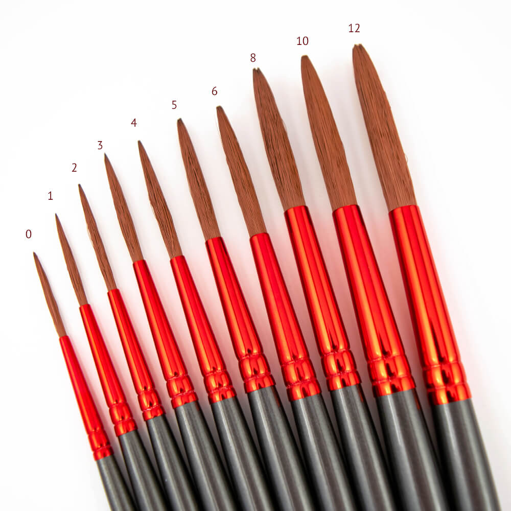 WIZARD SCRIBE LETTERING BRUSH - 6 PIECE SET - PRICES EXCLUDE GST – 1 ...